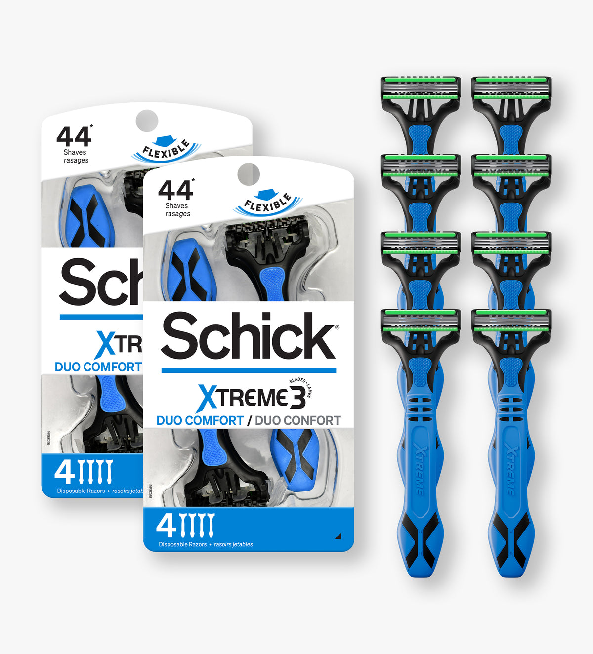 Xtreme® 3 Duo Comfort Disposable Razor – Schick US