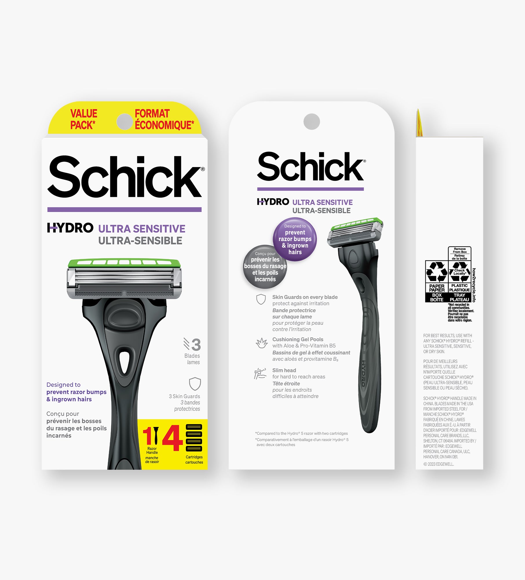 Schick Hydro Ultra Sensitive Razor for Men – Schick US