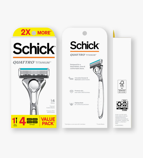 Schick Quattro Razor for Men – Schick US