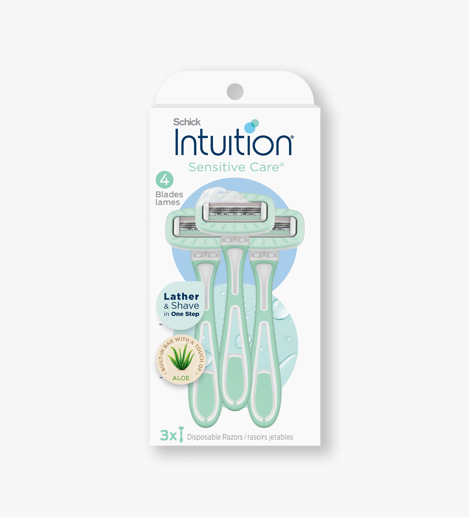 Schick Intuition Disposable Razors, Sensitive Care – Schick US