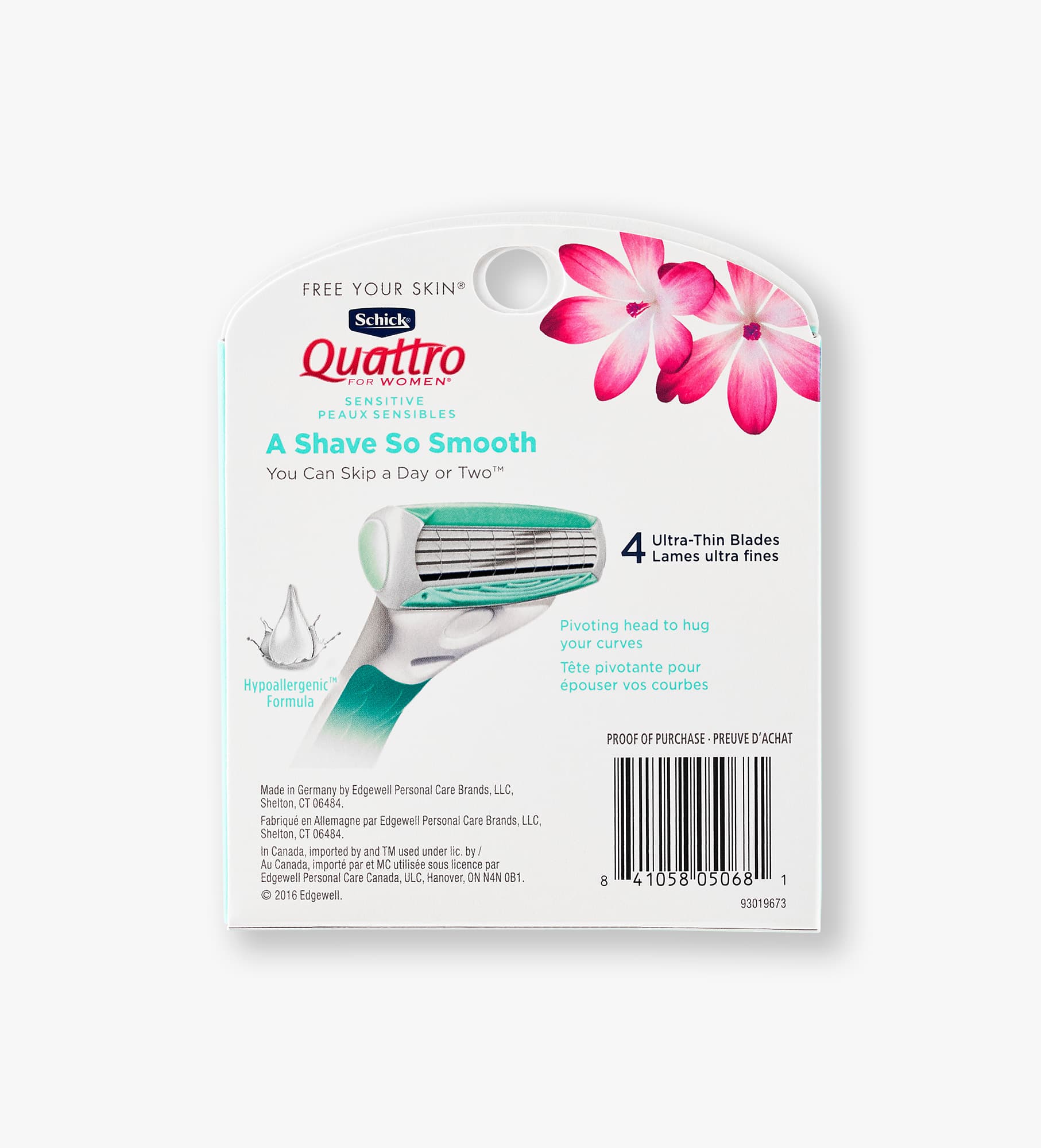 Quattro For Women® Sensitive Refills – Schick US