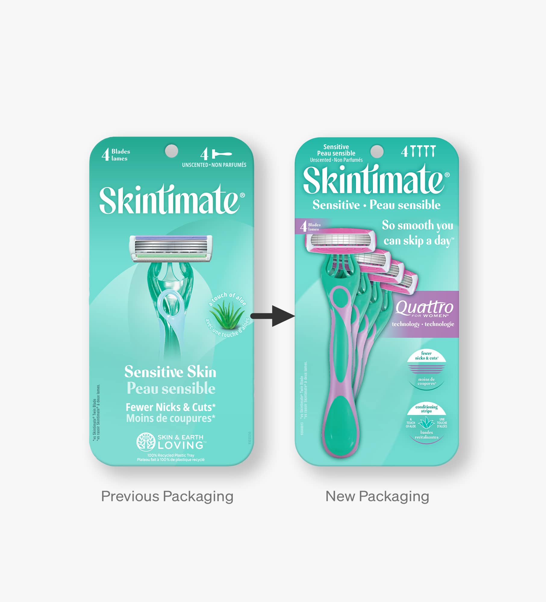 Skintimate® Sensitive Skin Disposable Razor – Schick US